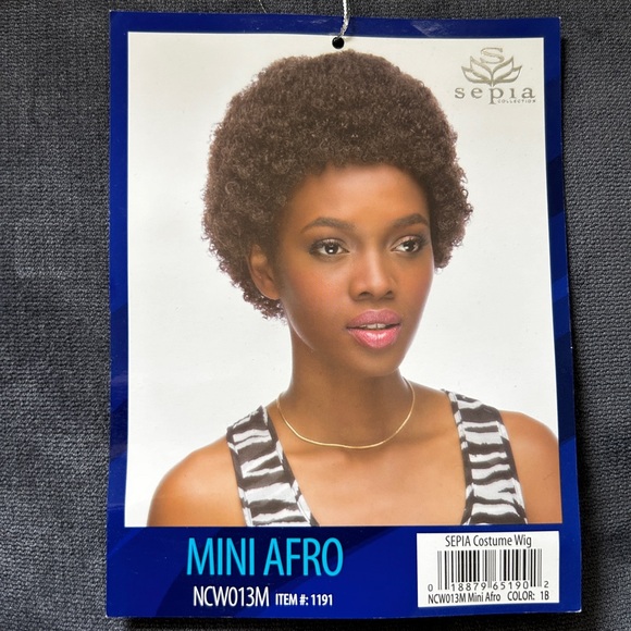 Sepia | Accessories | Mini Afro Acrylic Costume Wig By Sepia Collection ...